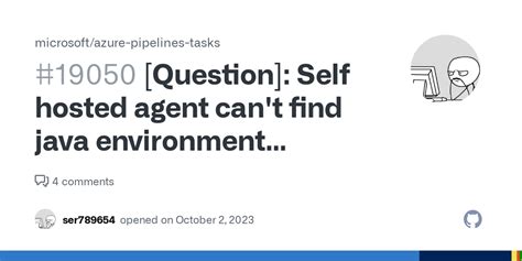 Question Self Hosted Agent Cant Find Java Environment Variable