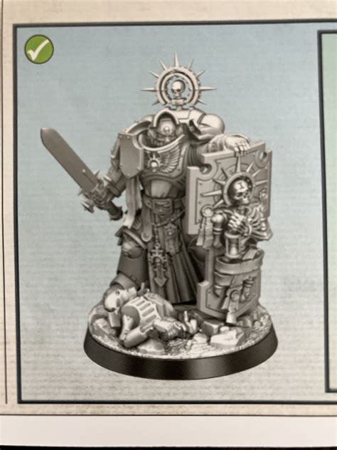 Warhammer 40k Bladeguard Captain Primaris Space Marines Indomitus 40k