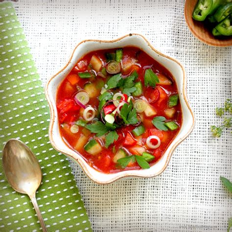 Beat The Heat Gazpacho Tastefood