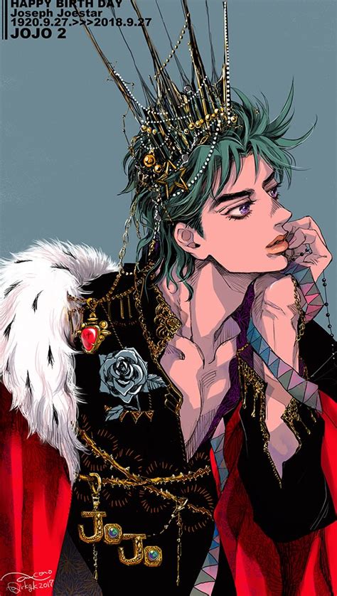 ジョセフ・ジョースター生誕祭2018 」あこののイラスト