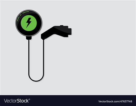 Electric Power Charging Adaptor Background Vector Image