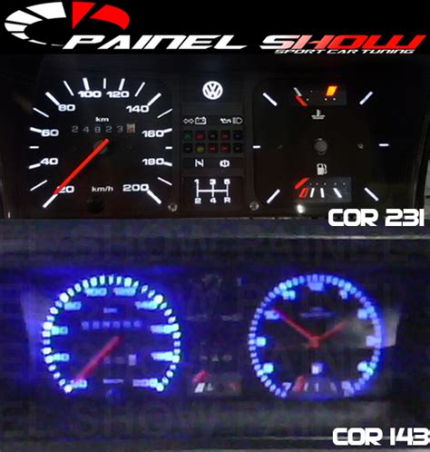 Kit Translúcido p Painel Cod v EC Gol Parati Santana Passat PAINEL SHOW TUNING