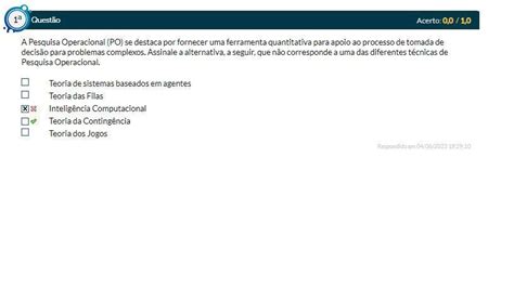 A Pesquisa Operacional PO Se Destaca Por Fornecer Uma Ferramenta