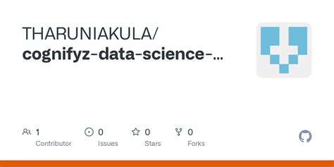 Github Tharuniakulacognifyz Data Science Level 1 2 3
