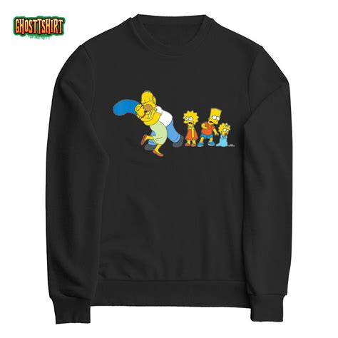 The Simpsons Marge Homer Bart Lisa Maggie Kiss Simpson Mom T Shirt