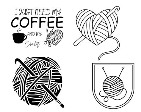 Crochet Pattern Svg Bundle Crochet Png Bundle Crochet Shirt Design Bundle Crochet Cut File