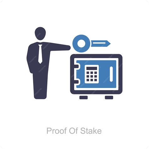 Premium Vector Proof Of Stake Icon Concept