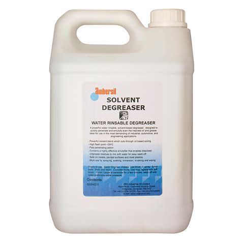 Water Rinsable Solvent Degreaser 5ltr Shepherd Hydraulics