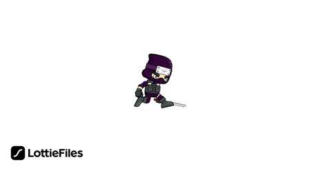 Free Ninja Character Jumping Attack Animation Animation By Tam Doan