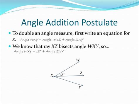 Ppt Angle Addition Postulate Powerpoint Presentation Free Download Id 4846002