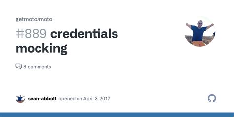 Credentials Mocking Issue 889 Getmoto Moto GitHub