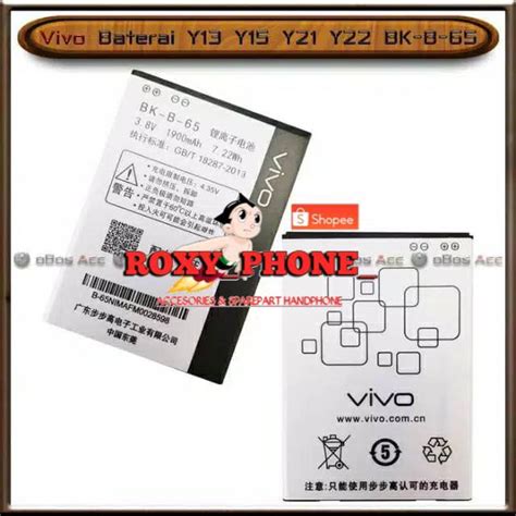 Jual BATTERY BATRAI BATERE BATU BATERAI VIVO Y15 Y21 Y22 BK B 65