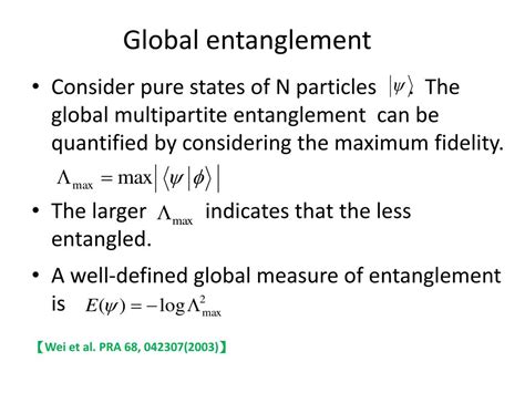Ppt Multipartite Entanglement Measures From Matrix And Tensor Product States Powerpoint