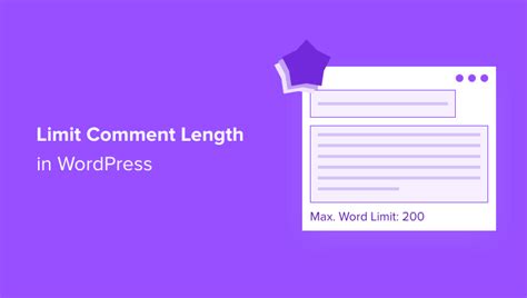 How To Limit Comment Length In Wordpress