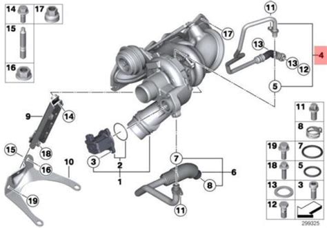 Genuine Bmw F20 F20n F21 Lubrication Turbocharger Oil Pipe Oem
