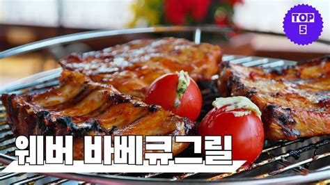 [top 5] 바베큐 명가가 만든 그릴은 역시 다르다 웨버 바베큐 그릴 Top 5 Youtube
