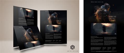 Dark Website Template Figma