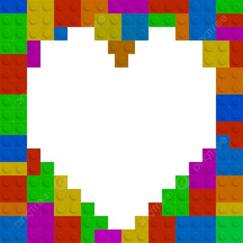 Block Shapes Vector Design Images Block Border Love Shape Colorful