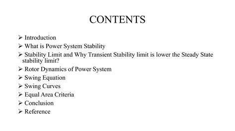 Swing Equation Pptx