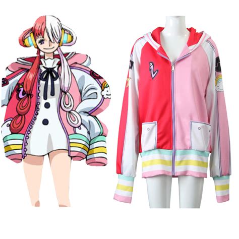 One Piece Film Red Uta Cosplay Costume Dress Coat Outfits Halloween