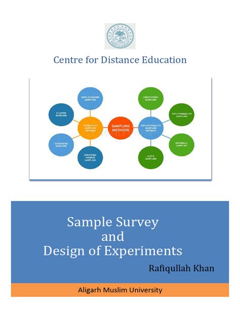Survey Techniques Notes Pdf Estimator Mean Squared Error