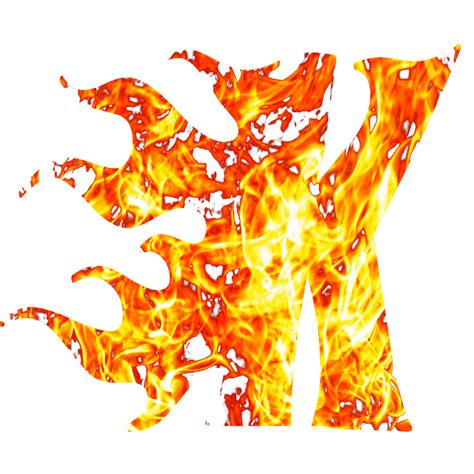 Letter K Fire Effects 25143597 Png