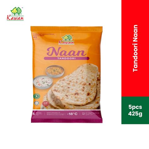 Kawan Tandoori Naan 5 Pcs 425g Shopee Malaysia