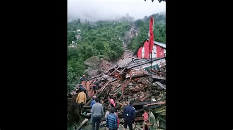 Cloudburst Strikes Himachal Again Houses Washed Away Nh Blocked