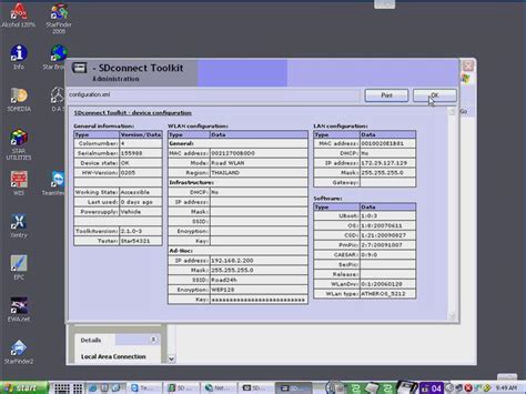 MB SD Connect 4 Local And Administration Parameter Settings China Obd2 Tools Center