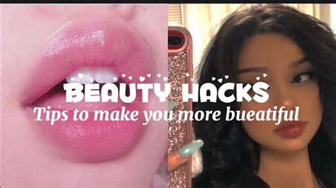 Beauty Hacks Tips And Hacks To Make You More Beautiful 💗 ﾟﾟ´ `人ﾟ