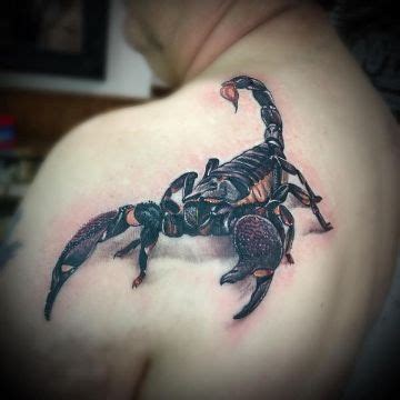 Detalles Precisos En Tatuajes De Escorpiones En 3d