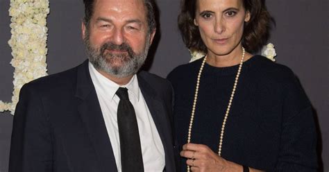 Inès de La Fressange et son compagnon Denis Olivennes Soirée des 30