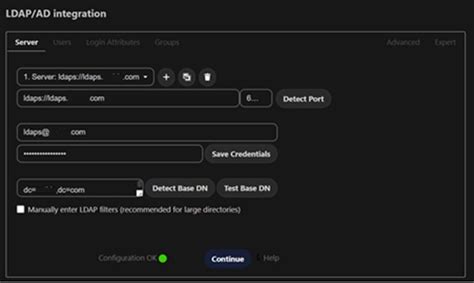 Azure Ldapad Integration