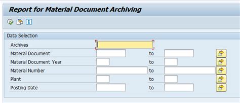Data Archiving Material Documents Saptechnicalguru