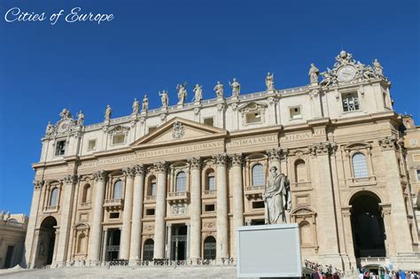 Базиликата Свети Петър Ватикана Градовете на Европа