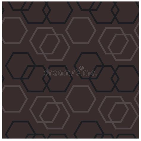 Geometric Hexagon Uneven Seamless Pattern Stock Vector Illustration Of Design Abstract 106611965
