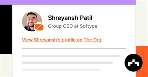 Shreyansh Patil Group Ceo At Softype The Org