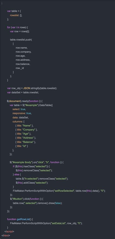 Javascript In Web Viewers Portage Bay Solutions Filemaker Database