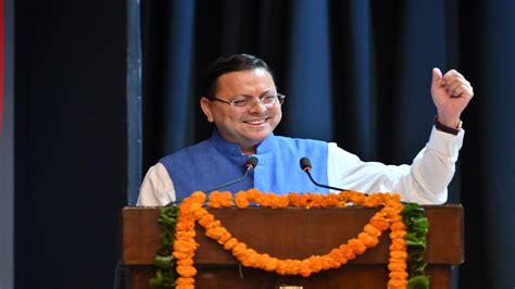 Uttarakhand Cm Dhami On Three Day Visit To Uk To Attract Investors