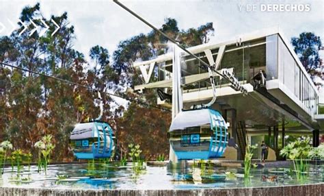 Adaptan la L3 del Cablebús al Bosque de Chapultepec