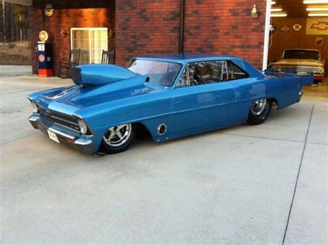 Chevy Nova Drag Racing Car