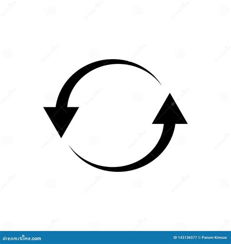 Loop Repeat Reload Icon Vector For Graphic Design Logo Web Site