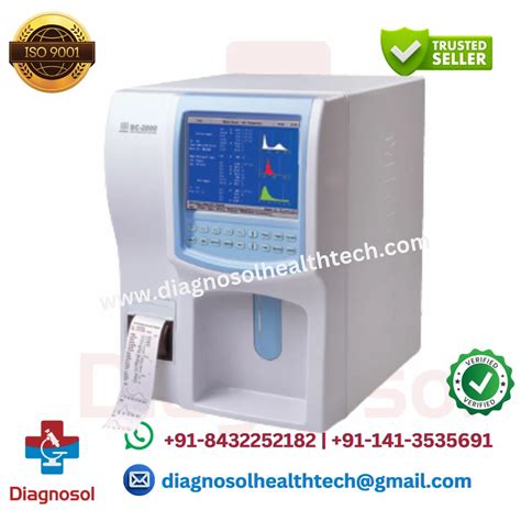 Semi Automatic Mindray Bc 2800 Hematology Analyzer Cbc At ₹ 250000