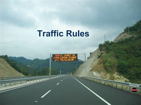 Traffic Rules Ppt