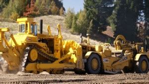 Early Model Caterpillar Cat D10 Bulldozer Working Seen Here At Wheels