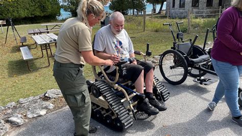 Tracked Wheelchair And Other Accessible Equipment Roll Out At Point