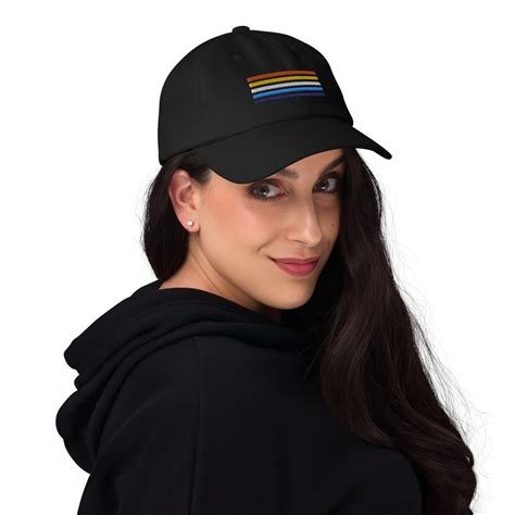 Embroidered Aroace Flag Hat Subtle Aromantic Asecual Pride Embroidery
