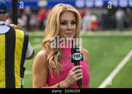 Fox Sports Reporter Jen Hale During An Nfl Football Game Between The