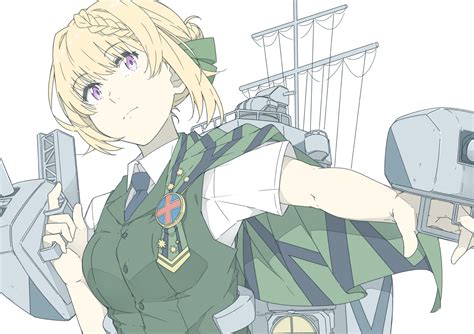 Ninimo Nimo Perth Kancolle Kantai Collection 1girl Blonde Hair