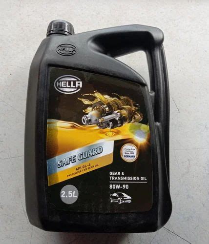 2 5l Hella Safeguard Api Gl4 Transmission Oil Grade 80w 90 At ₹ 1040